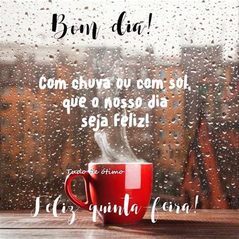 Belas Imagens Feliz Quinta Feira Chuva ImagensBomDia Net Chuva