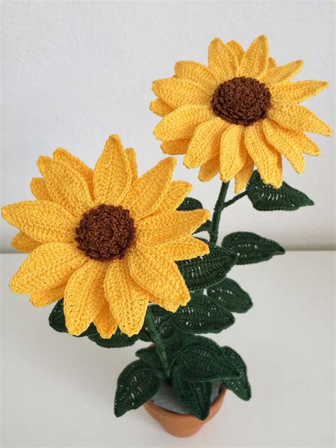 Como Tejer Girasol Flor Ganchillo