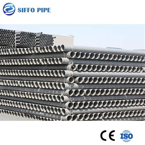 DN75mm Plastic Grey Color Tube PVC Pipe UPVC Pipe MPVC Pipe For Water
