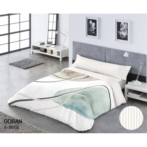 FUNDA NÓRDICA GORAN CAMA DE 150 CM BEIGE