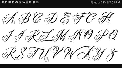 Tattoo Writing Fonts Free Tattoo Fonts Font Styles Names Best Tattoo