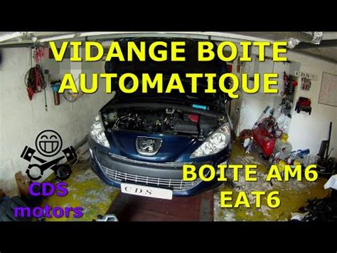 Vidange Boite Automatique PSA Peugeot Citroen AM6 EAT6 YouTube