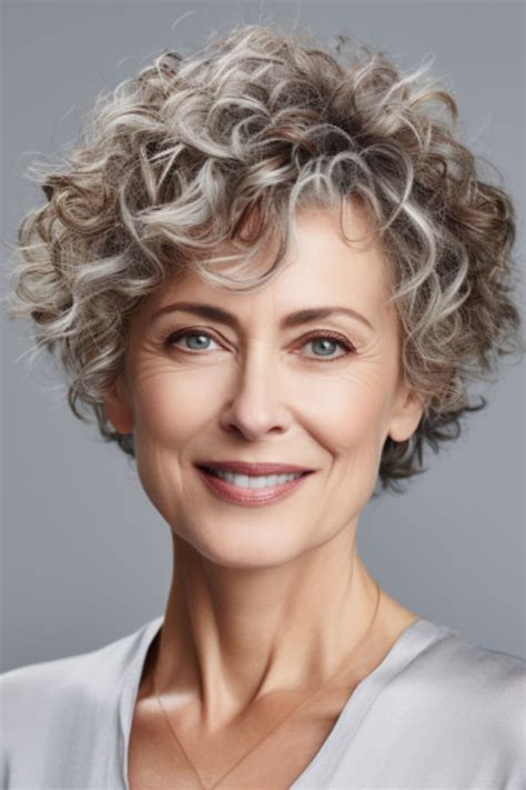 Flattering Curly Hairstyles For Women Over Short Layered Curly