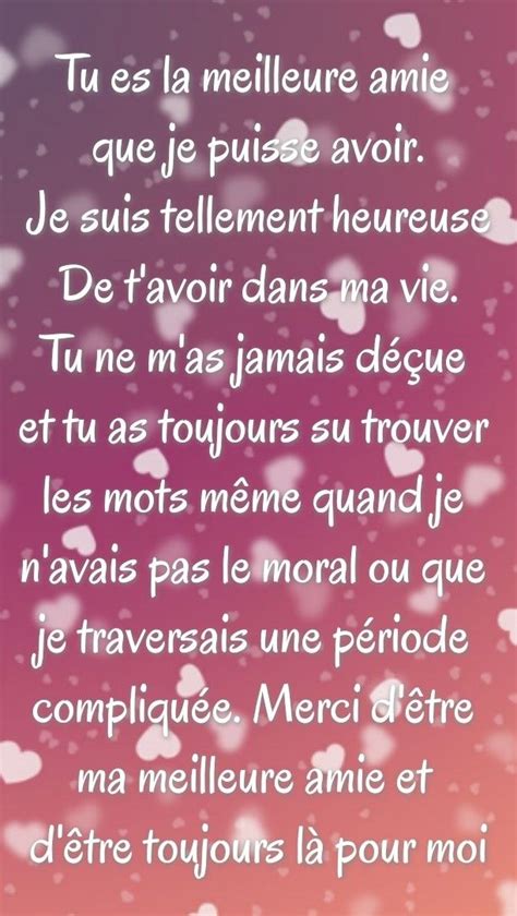 Poéme pour ma meilleure amie Poeme pour meilleure amie Idée texte
