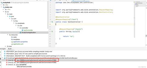 程序包org springframework web bind annotation不存在 csdn博客