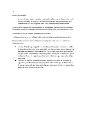 Tp Derecho De Da Os Trabajo Practico Aprobado Derecho De Da Os