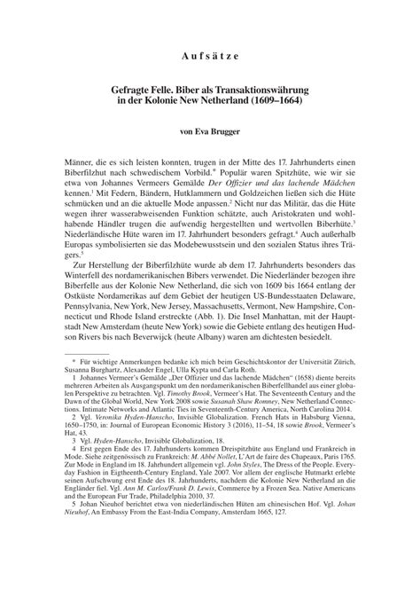 PDF Gefragte Felle Biber als Transaktionswährung in der Kolonie New