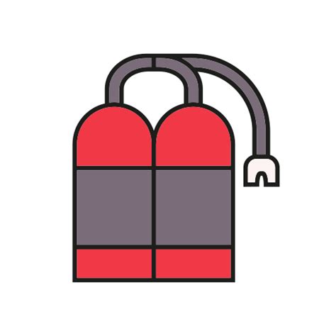 Oxygen Tank Generic Color Lineal Color Icon