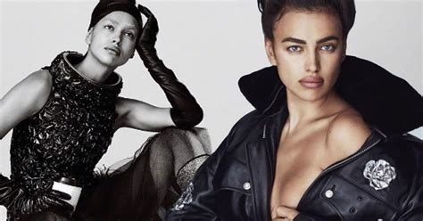 Irina Shayk Strips Naked For Vogue Espana Just Four Months After Giving