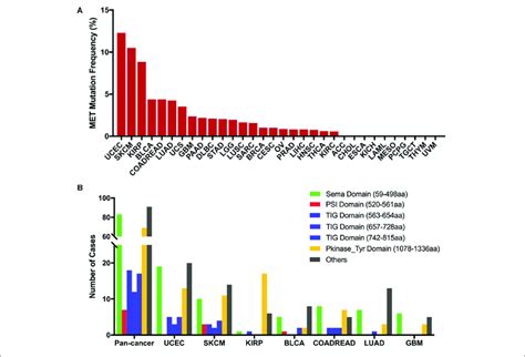 MET Mutation Distribution In TCGA Cancer Tissues And Protein