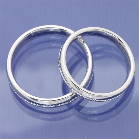 Eheringe Shop Schmale Weissgold Eheringe P3024366