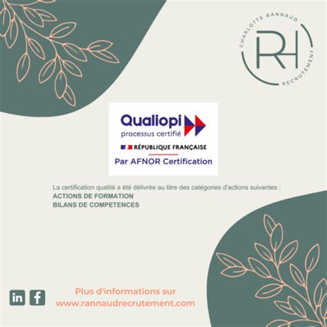 Charlotte Rannaud Nous sommes certifiés