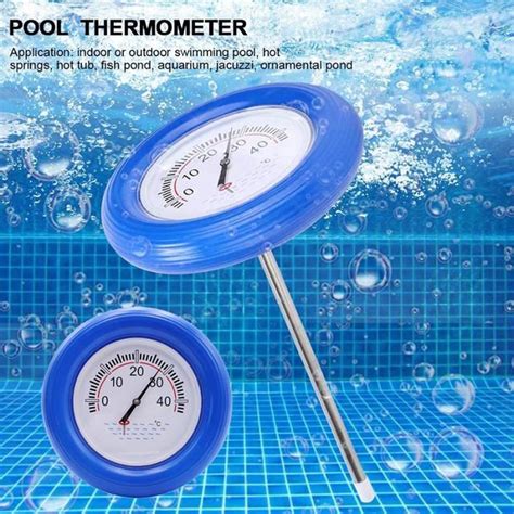 Thermomètre de Piscine numérique Flottant Piscine d eau de Mesure de