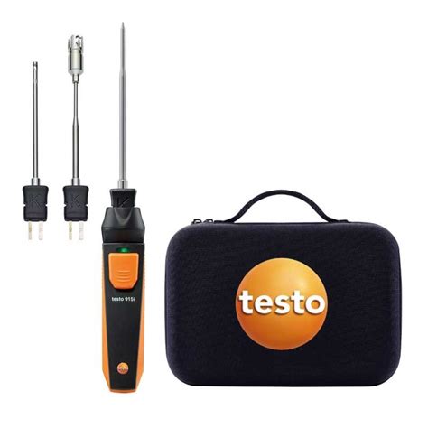 Testo 915i Temperature Kit Wireless Smart Probe With Plug In Probes