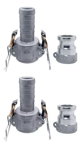 Conexi N Rapida Pulgadas De Aluminio Hembra Y Macho Env O Gratis