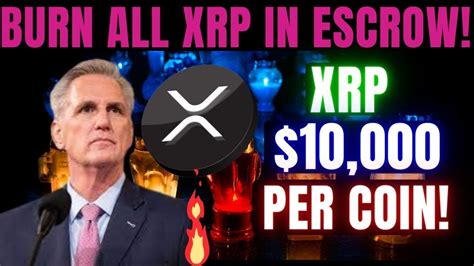 RIPPLE TO BURN ALL XRP IN ESCROW SEC IN SETTLEMENT TALKS WITH CEO XRP