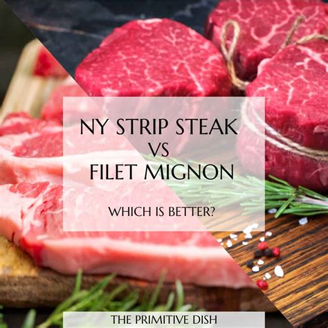 New York Strip Steak Vs Filet Mignon The Primitive Dish