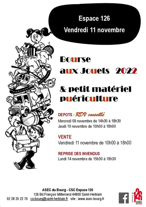 Bourse Aux Jouets ASEC Bourg St Herblain