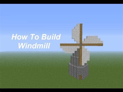 Minecraft How To Build Simple Windmill Youtube