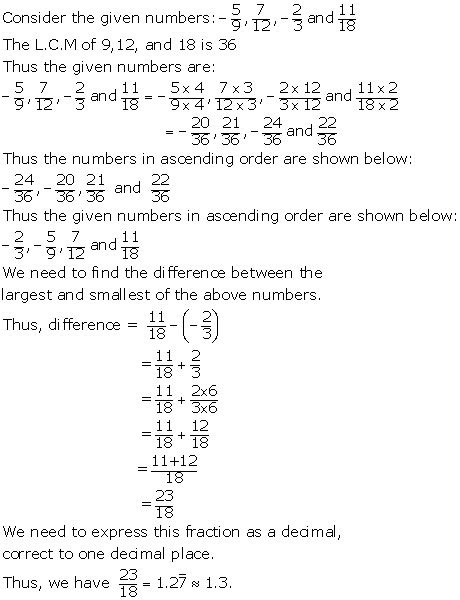 selina concise mathematics part i solutions for class maths icse chapter 1 rational and