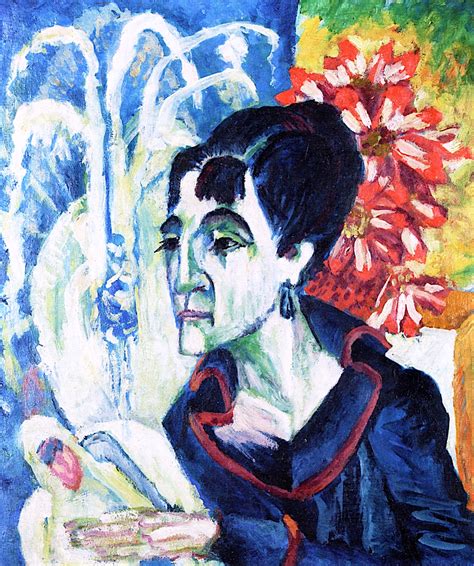 Head Of Erna Painting Ernst Ludwig Kirchner Oil Paintings