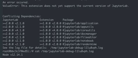 Better Error Message For Installing JupyterLab Extensions Issue 7965