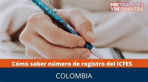 Como saber el Número de registro del Icfes