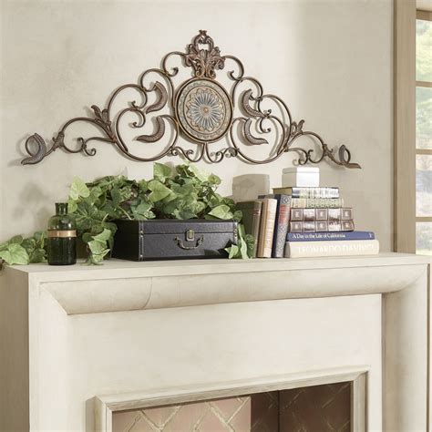 Classic Tuscan Wrought Iron Metal Wall Decor Rustic Antique Indoor