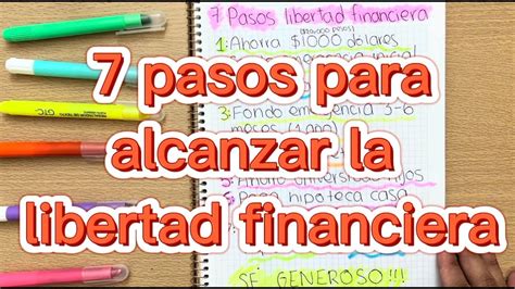 GUÍA PASO A PASO PARA ALCANZAR LA LIBERTAD FINANCIERA 7 BABY STEPS