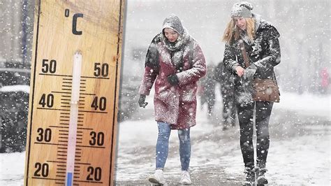 Rekordowa fala arktycznych mrozów i śnieżyc w Europie Temperatura