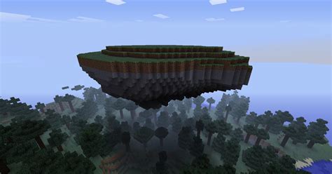 How To Make A Floating Island In Minecraft