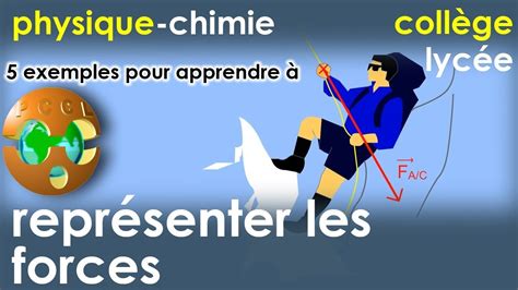 Représenter les forces Modéliser Vecteur force Physique Chimie