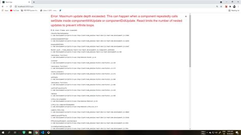 Reactjs Maximum Update Depth Exceeded React Limits The Number Of