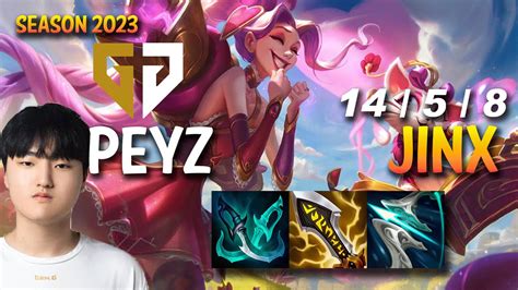 GEN Peyz JINX Vs APHELIOS ADC KR Ranked YouTube