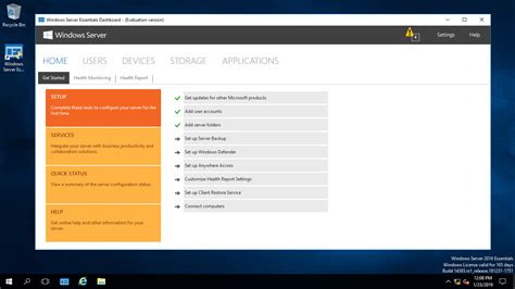 Installing Windows Server Essentials Experience On Windows Off