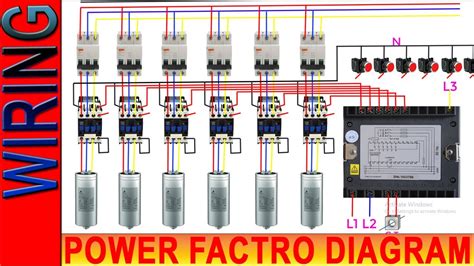 Automatic Power Factor Circuit Diagram
