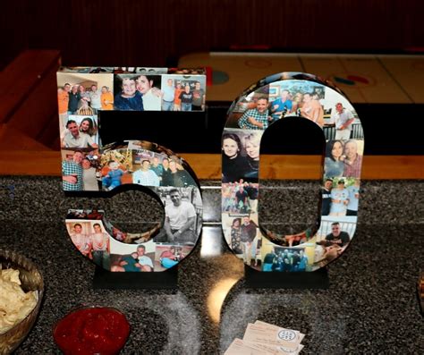 Th Birthday Centerpiece Th Birthday Decoration Party Table