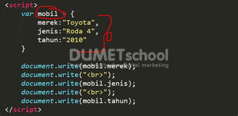 cara membuat objek pada javascript kursus website terbaik