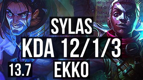 Sylas Vs Ekko Mid Legendary Games Kr Master