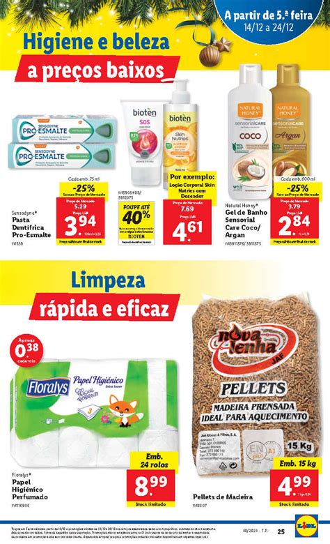 Antevisão Folheto LIDL Beleza e Limpeza Promoções 14 dezembro a 24