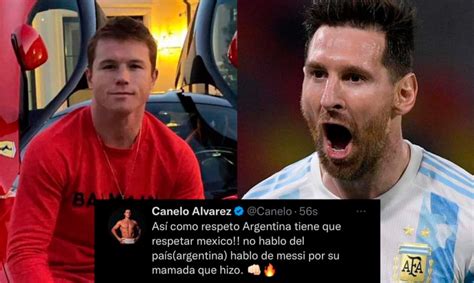 El Canelo Arremete Contra Messi Por Limpiar El Piso Con La Playera