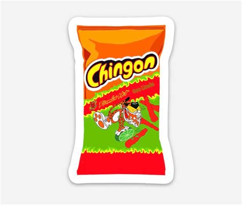 Chingon Hot Cheetos Stickers Etsy