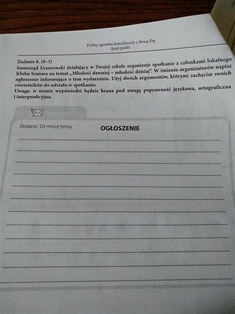 Proszę mam to na jutro daje 50 pkt Brainly pl