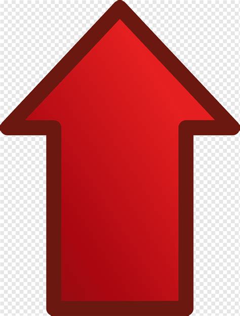 Flecha Rojo Brillante Arriba Arriba Png PNGWing