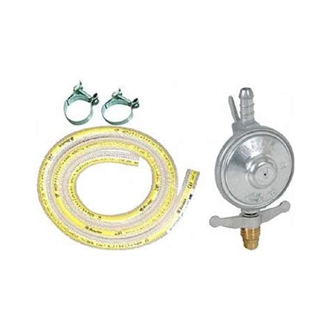 Kit Registro De Gas Mangueira E Abra Adeiras Completo Delta