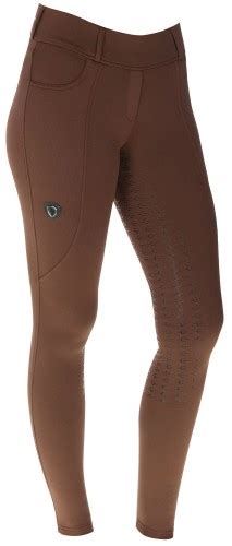 Legginsy jeździeckie zimowe OAK BROWN A W 23 dziecięce Covalliero
