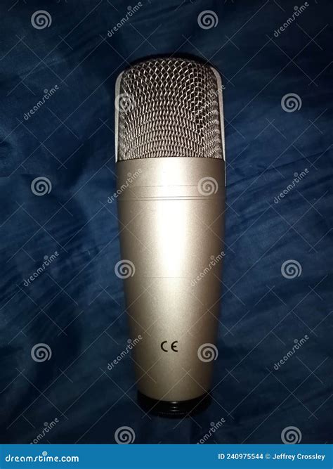 Micrófono De Condensador De Diafragma Grande Para Uso En Estudio Foto