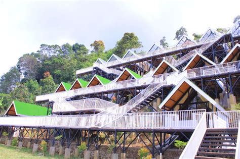 Ecopark Curug Tilu Penginapan Cantik Di Tengah Perkebunan Teh Ciwidey