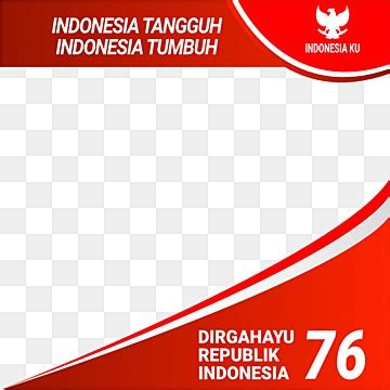 Indonesia Merdeka Vector Hd Images Indonesia Merdeka Twibbon Banner