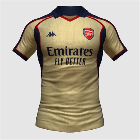 Arsenal X Kappa Away Kit Concept FIFA 23 Kit Creator Showcase